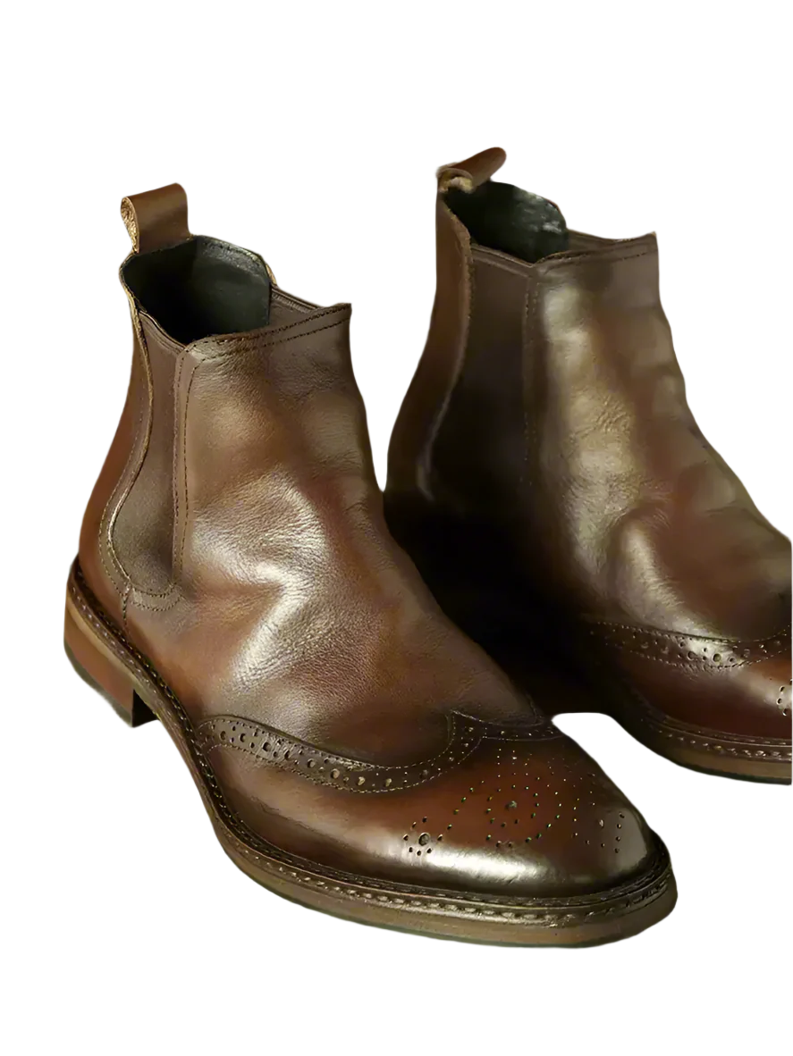 Handmade Men’s Chelsea Boots – Rococo Baroque Style with Premium Full ...