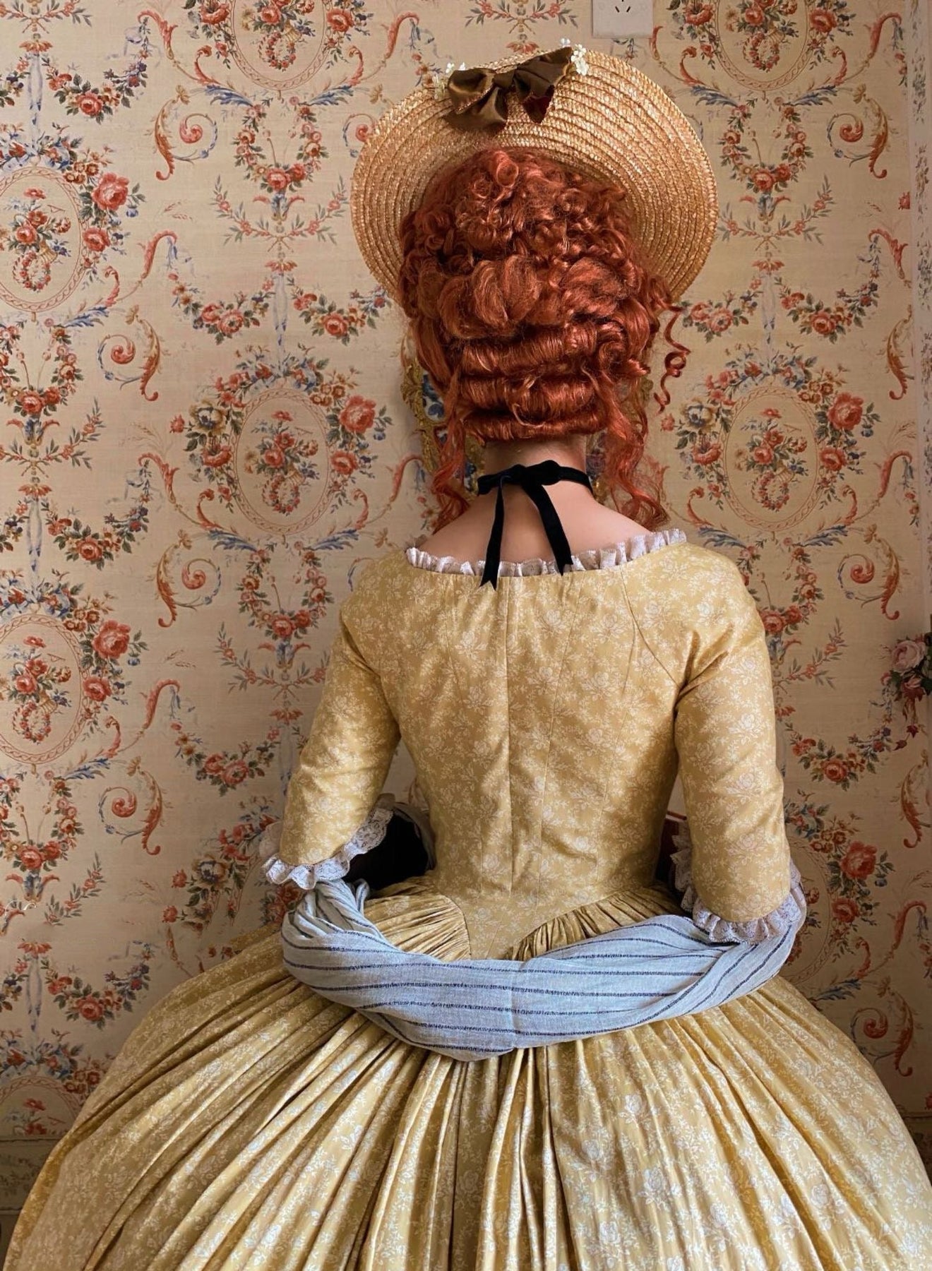 Yellow Marie Antoinette Dress - Rococo 18th Century Ball Gown - Vintag ...