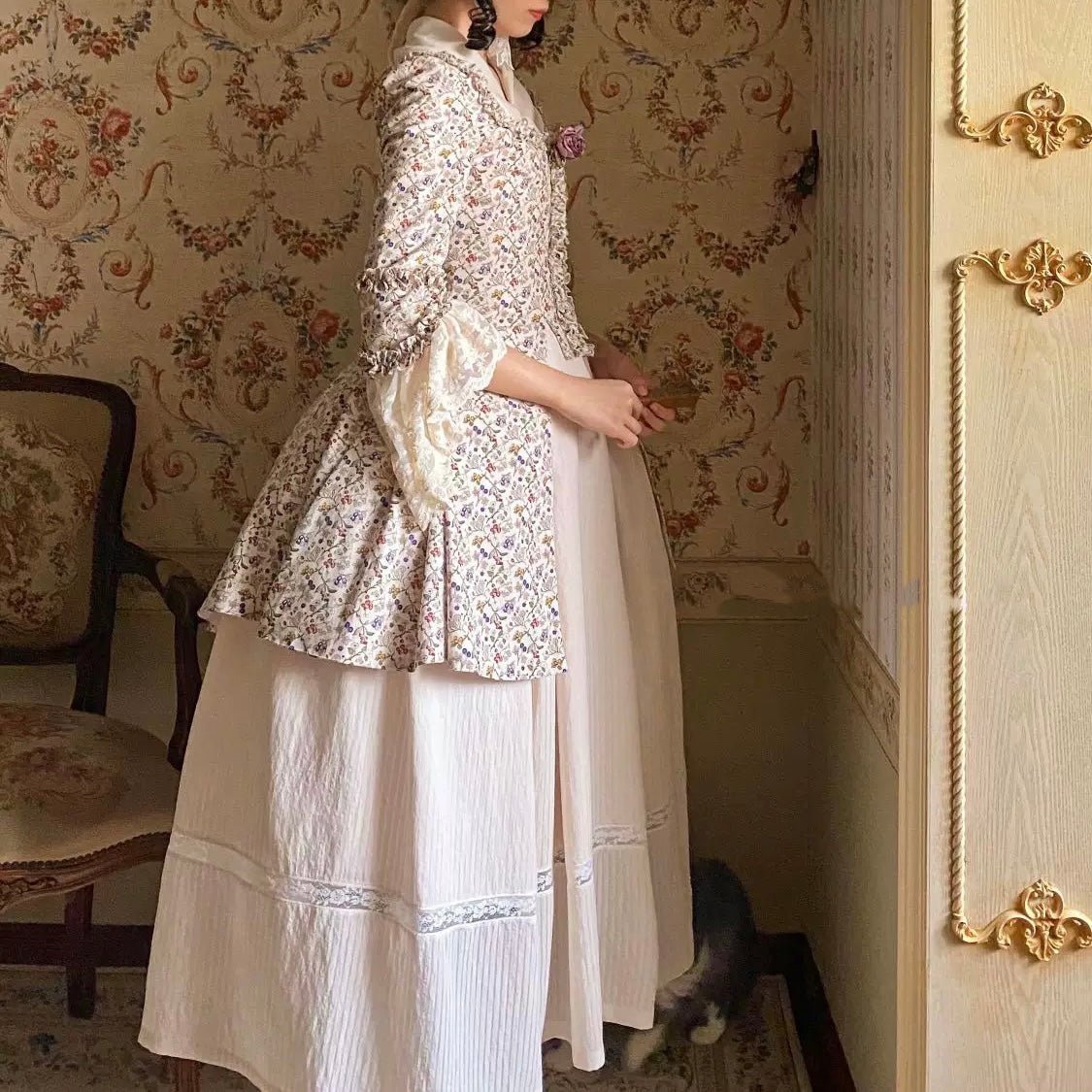 Yellow Marie Antoinette Dress - Rococo 18th Century Ball Gown - Vintag ...